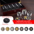 Vorfor 50Pcs Wooden Coin Storage Box, Coin Collector Display ...