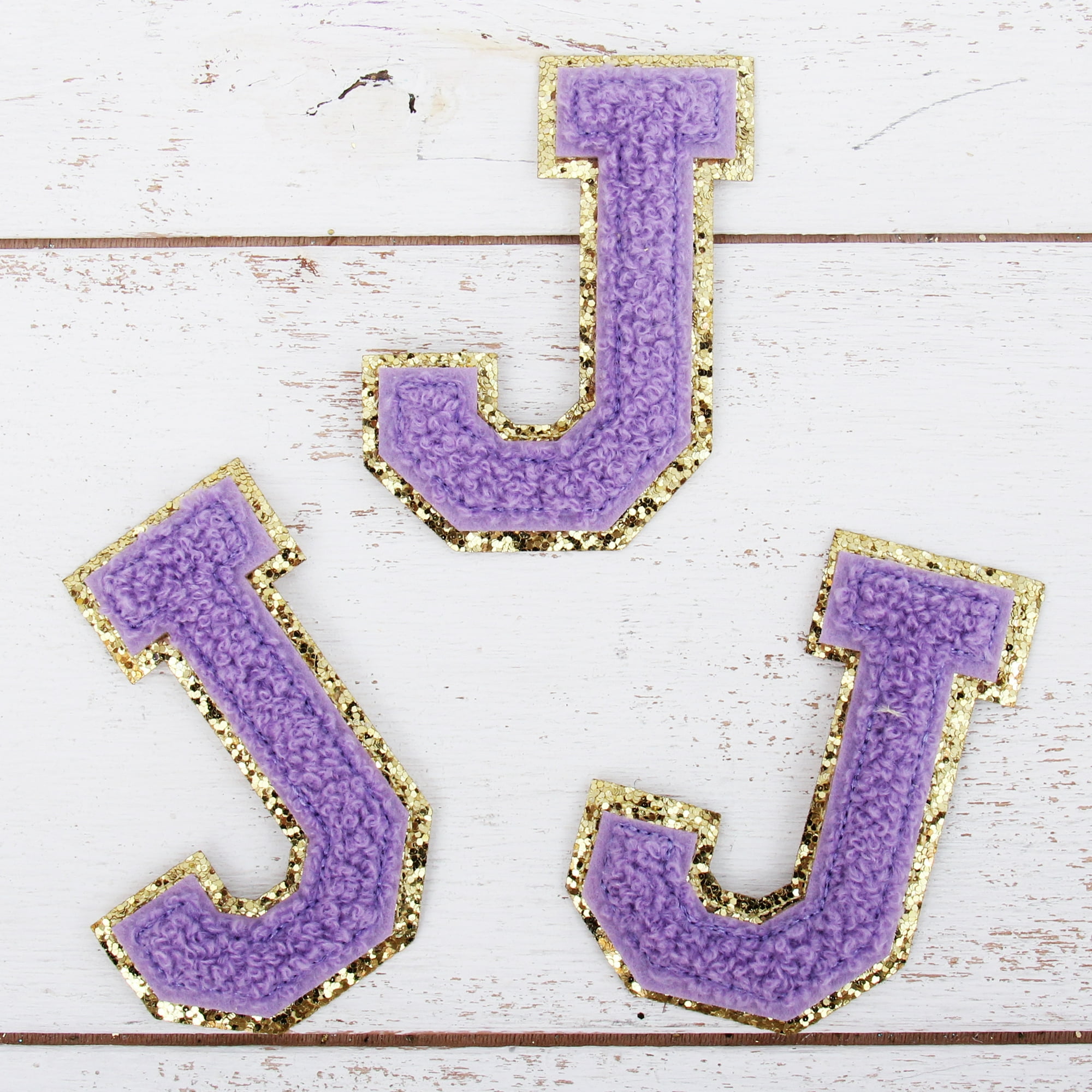 The Letter J In Glitter
