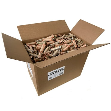 Coin-Tainer Preformed Tubular Coin Wrappers, Pennies, $.50, 1000 ...