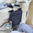 2 in 1 Steering Wheel Tray / Seat Headrest Tray for Eating Drink and ...