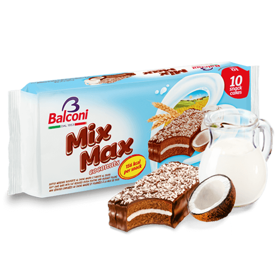 Mix Max, Sponge Cake with COCONUT Filling and Coating, 10pk 350g ...