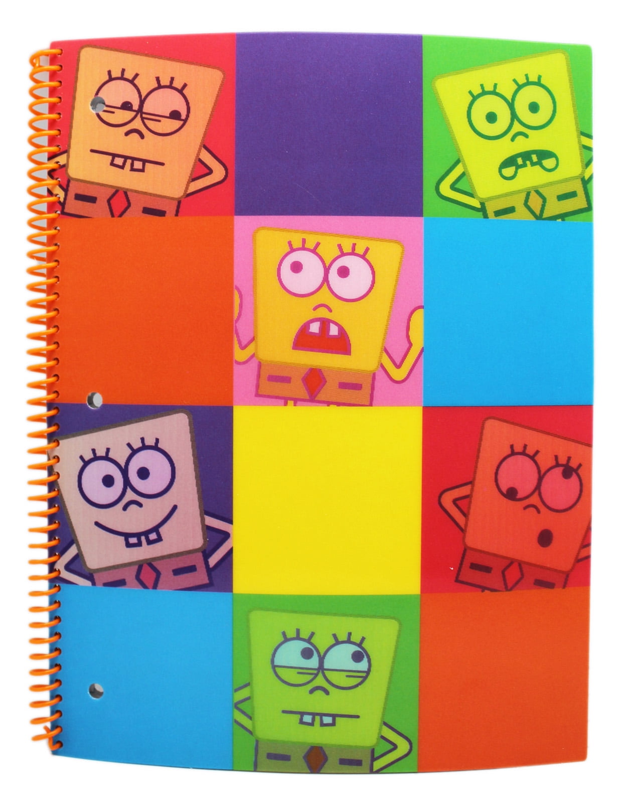 Nick Jr Spongebob Squarepants Notebook - Basic Spongebob Faux Hologram ...