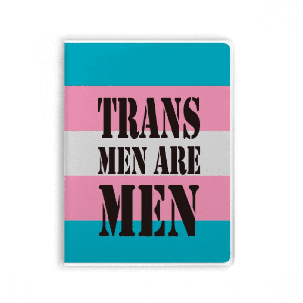 Trans Man Support LGBT Transgender Notebook Gum Cover Diary Soft Cover ...