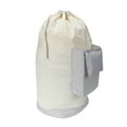(3 pack) Mainstays Adult Canvas Fabric Laundry Bag, Gray - Walmart ...