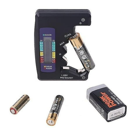 Digital Tester Checker Capacity Tester For C/d/9v/aa/aaa/1.5v Button ...