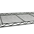 Excel NSF Multi-Purpose 3-Tier Wire Shelving Unit with Casters, 24 in ...