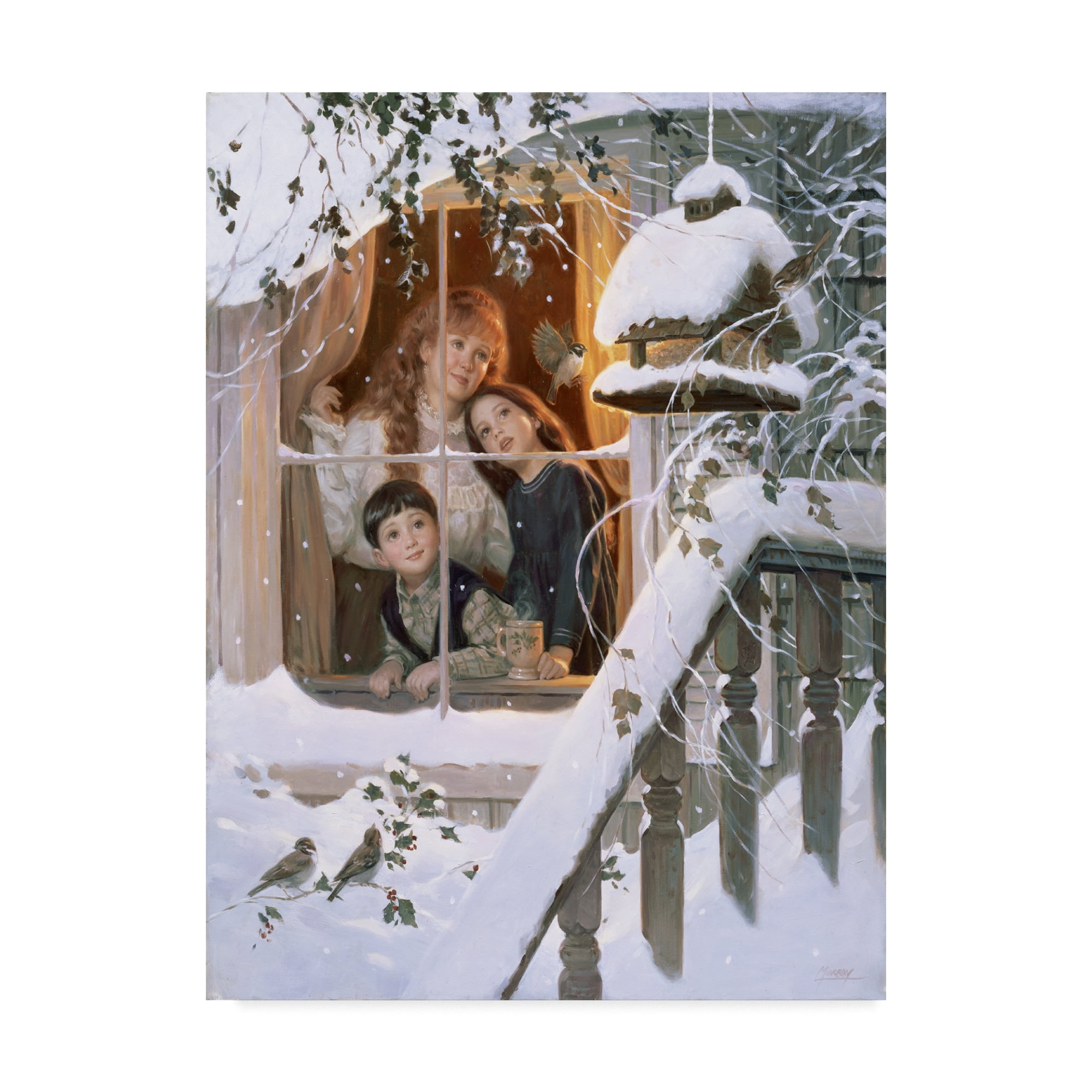Trademark Fine Art 'First Served' Canvas Art by Alan Murray - Walmart.com