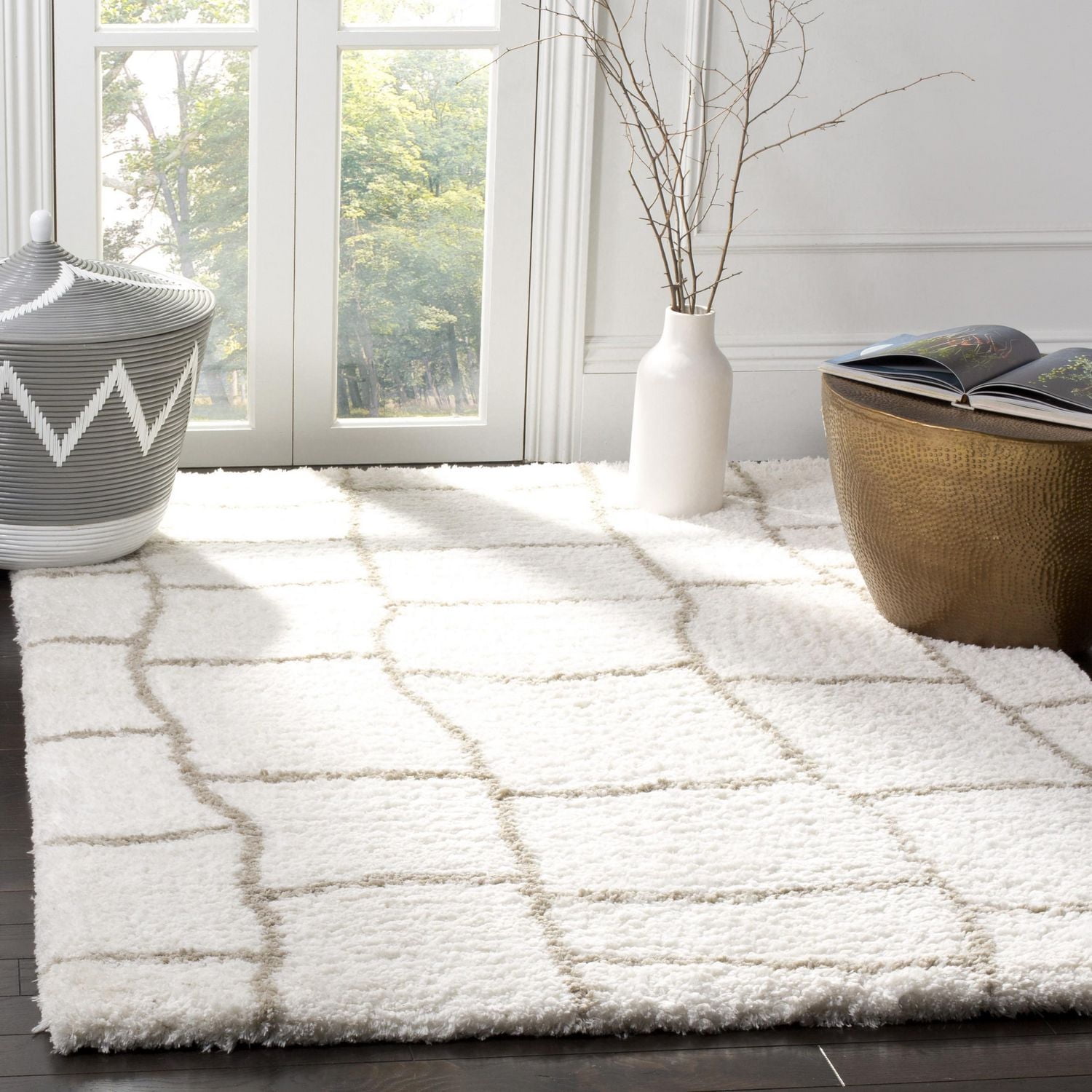 Click here for Safavieh Toronto Deidra Abstract Shag Area Rug 5 X... prices