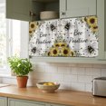 Bee Positive Cabinet Curtains 28" W x 35" L, Farmhouse Bee Animal ...
