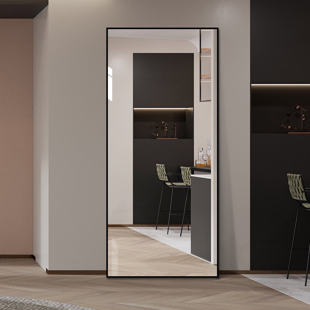 LAIYA Full Length Mirror Rectangular Floor Mirror, Full Body Makeup ...
