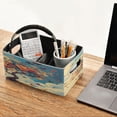 2 Pcs Foldable Felt Storage Bins Decorative Fabric Organizer Baskets ...
