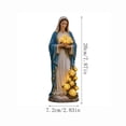 1PC New Release! Virgin Mary Garden Light, LED Glowing Roses Resin ...