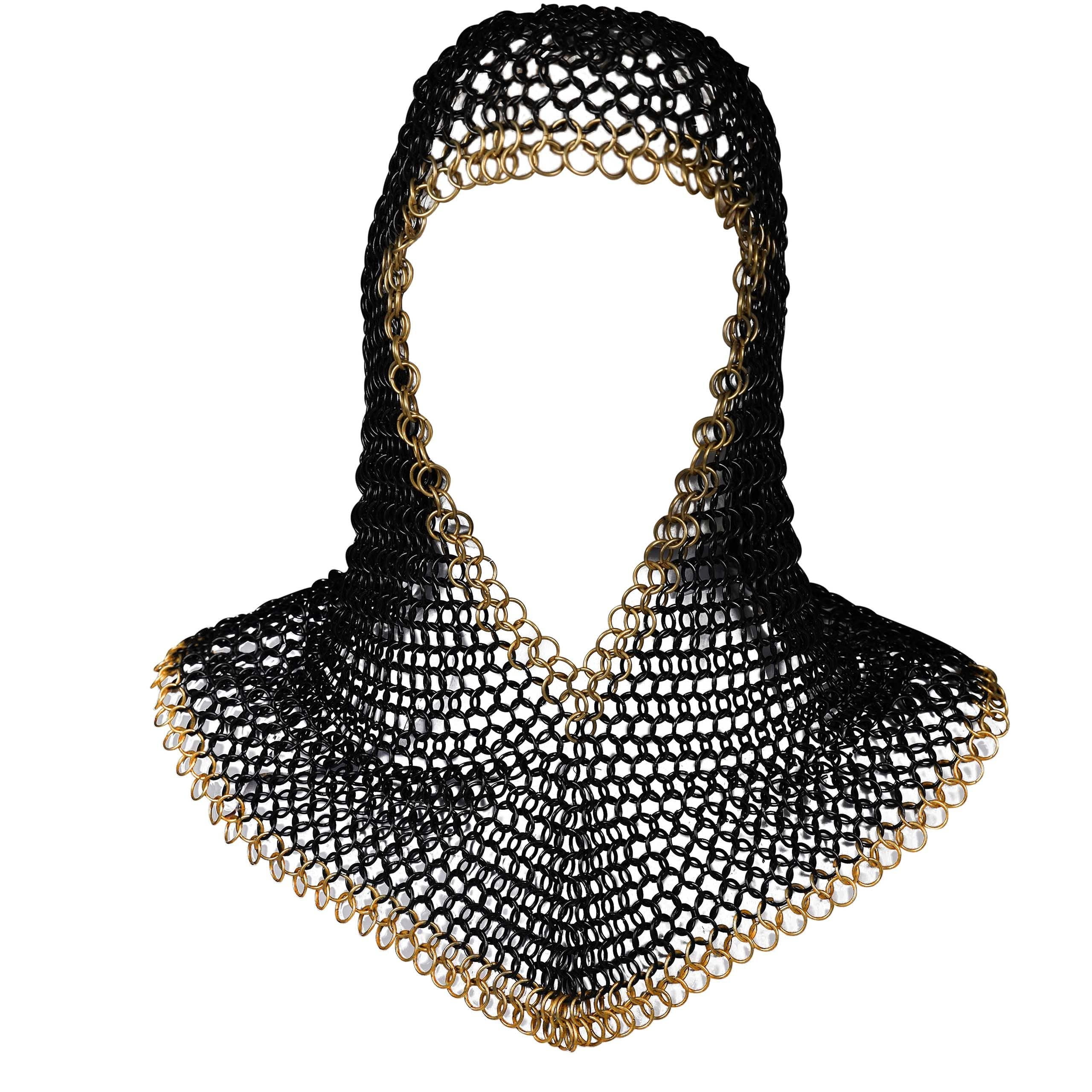 Mythrojan Chainmail Coif Medieval Knight Renaissance Armor Chain Mail ...