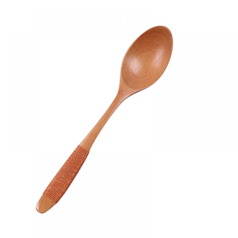 Wooden Wavy Handle Tangled Wire Spoon Fork Wooden Spoon Wooden Fork ...