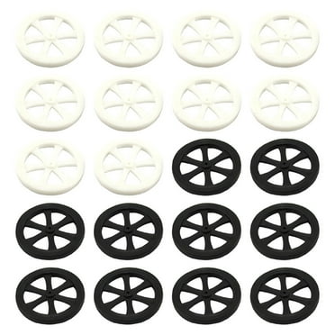 50Pcs Toy Wheels Toy Car Wheels Replacement Car Wheels DIY Car Assemble ...
