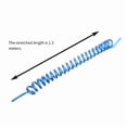 4PCS Scuba Diving Snappy Coil Springs Camera Lanyard Spiral with Ring ...
