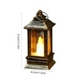Bronze Electronic Candle Flameless Mood Light With Flickering Flame ...