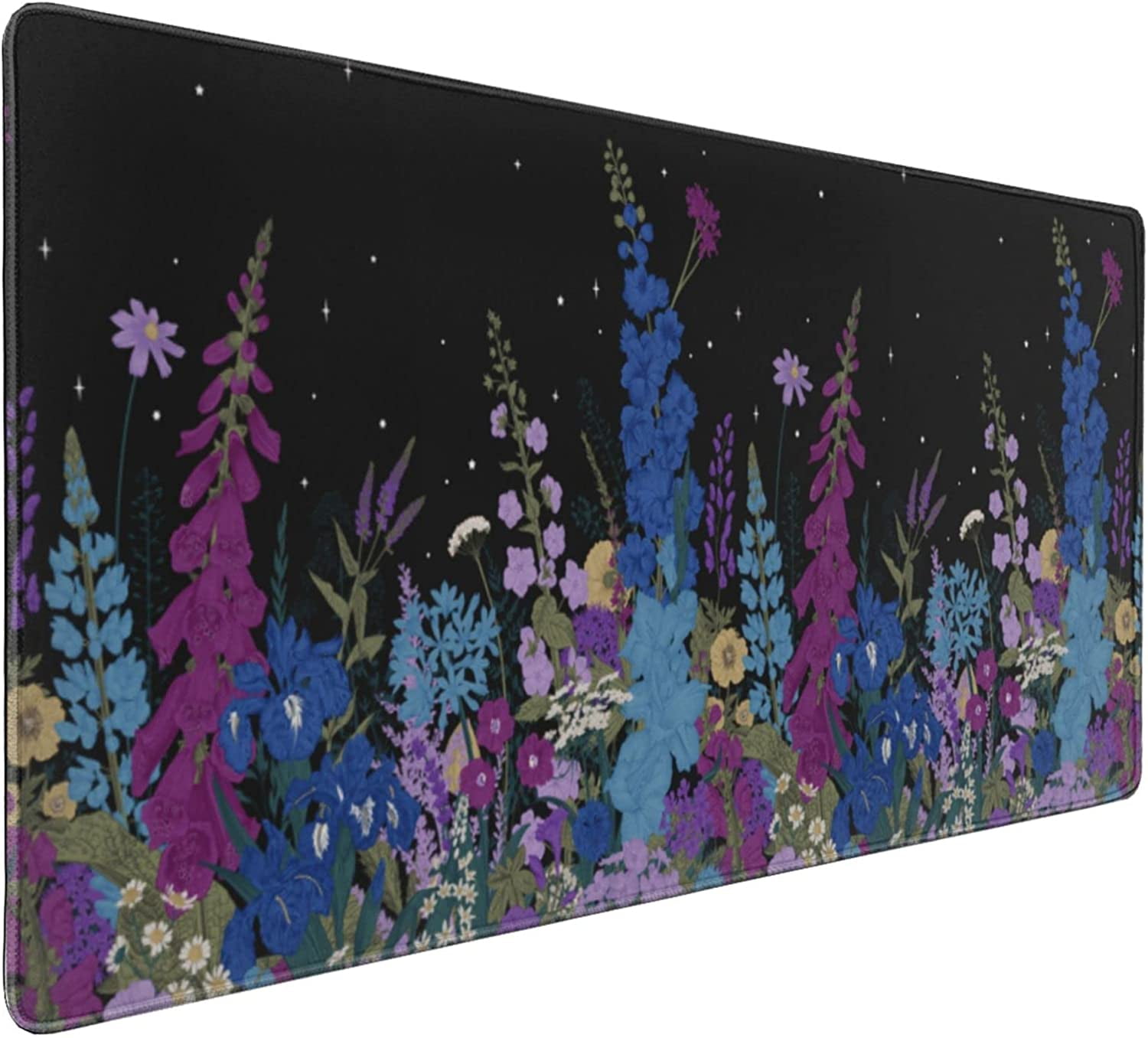 Watercolor Vintage Floral Mouse Pad for Women 35.4 X 15.7 Inch XXL ...