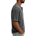 dazeni Casual T Shirts for Men Fashion Texture Short Sleeve Henley ...