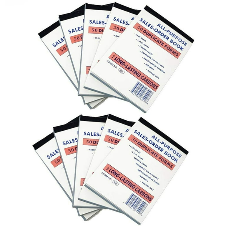 Invoice Book SaleOrder 10 Pieces 2 Part Carbonless Sales Order Receipt ...