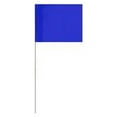 Marking / Survey Flags, 4" X 5" W/21" Wire, Several Colors, Blue - 100 ...