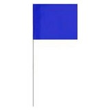 Marking / Survey Flags, 4" X 5" W/21" Wire, Several Colors, Blue - 100 ...