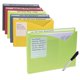 C-Line Write-On Expanding Poly File Folders, 1" Exp., Letter, Assorted ...