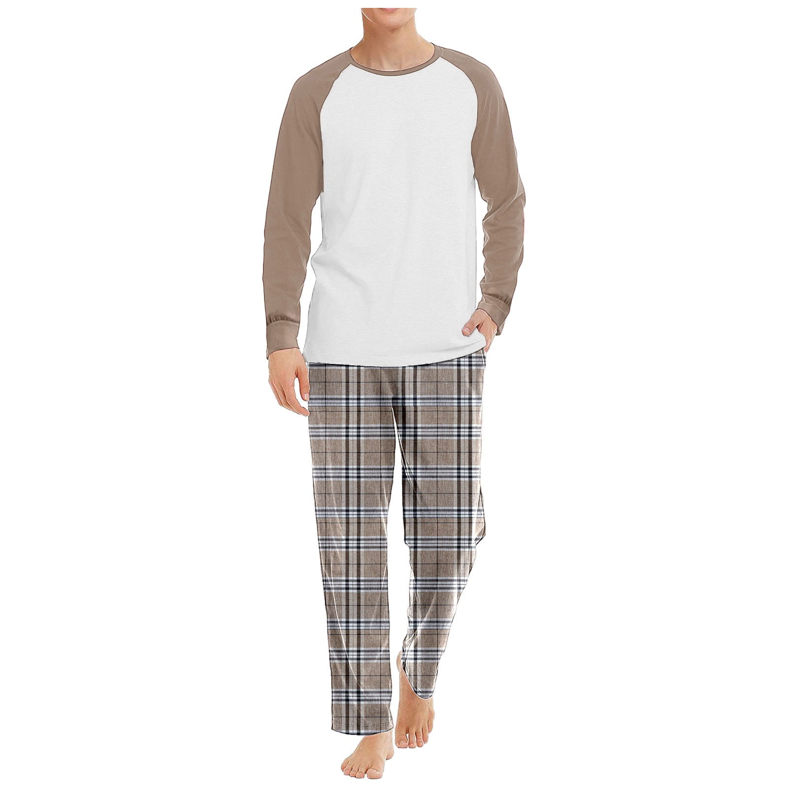 Click here for Gdreda Mens Pajama Pants And Top Set Male Autumn A... prices