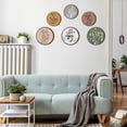 6 Pieces Boho Plant Wall Art Decor Wooden Farmhouse Rustic Bohemian ...