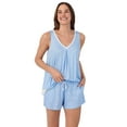 Secret Treasures Womens Sleepwear 2 Piece Knit Tank And Shorty Boxer