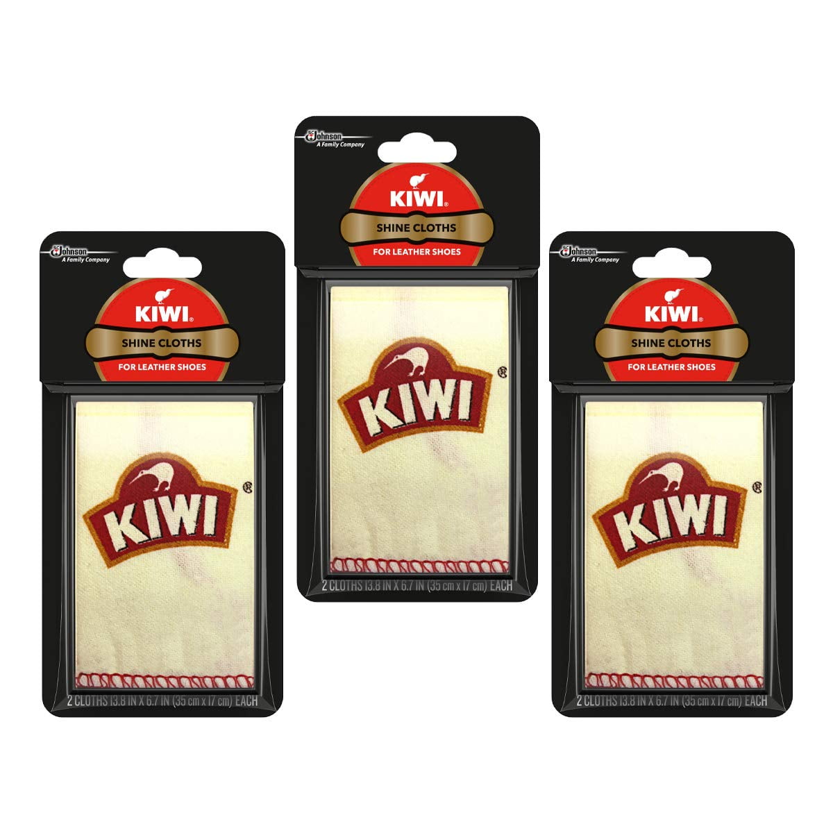KIWI Shoe Shine Cloths (3 Pack) - Walmart.ca