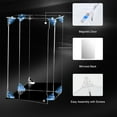 Acrylic Display Case, Mirrored Back and Base, UV Protected, Front Door ...