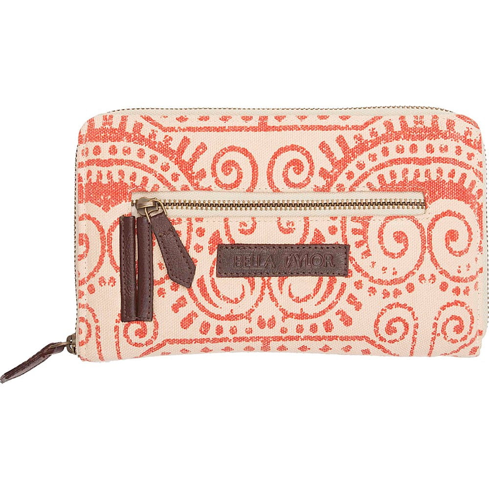 bella taylor wallets & wristlets - amber signature zip wallet - Walmart.com
