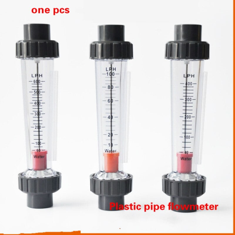 15-65mm 0.1-60000l/h Flow Meter Plastic Tube TypeRotameter Liquid ...