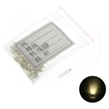 500Pcs 3Mm Led Light White Yellow Red Blue Green Diy Diode Assortment ...