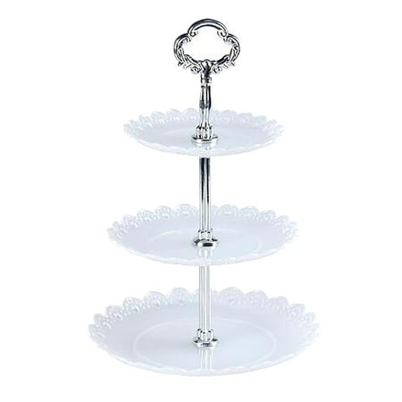 3 Tier Serving Platter Cake Plate Stand Dessert Platter Food Racks ...