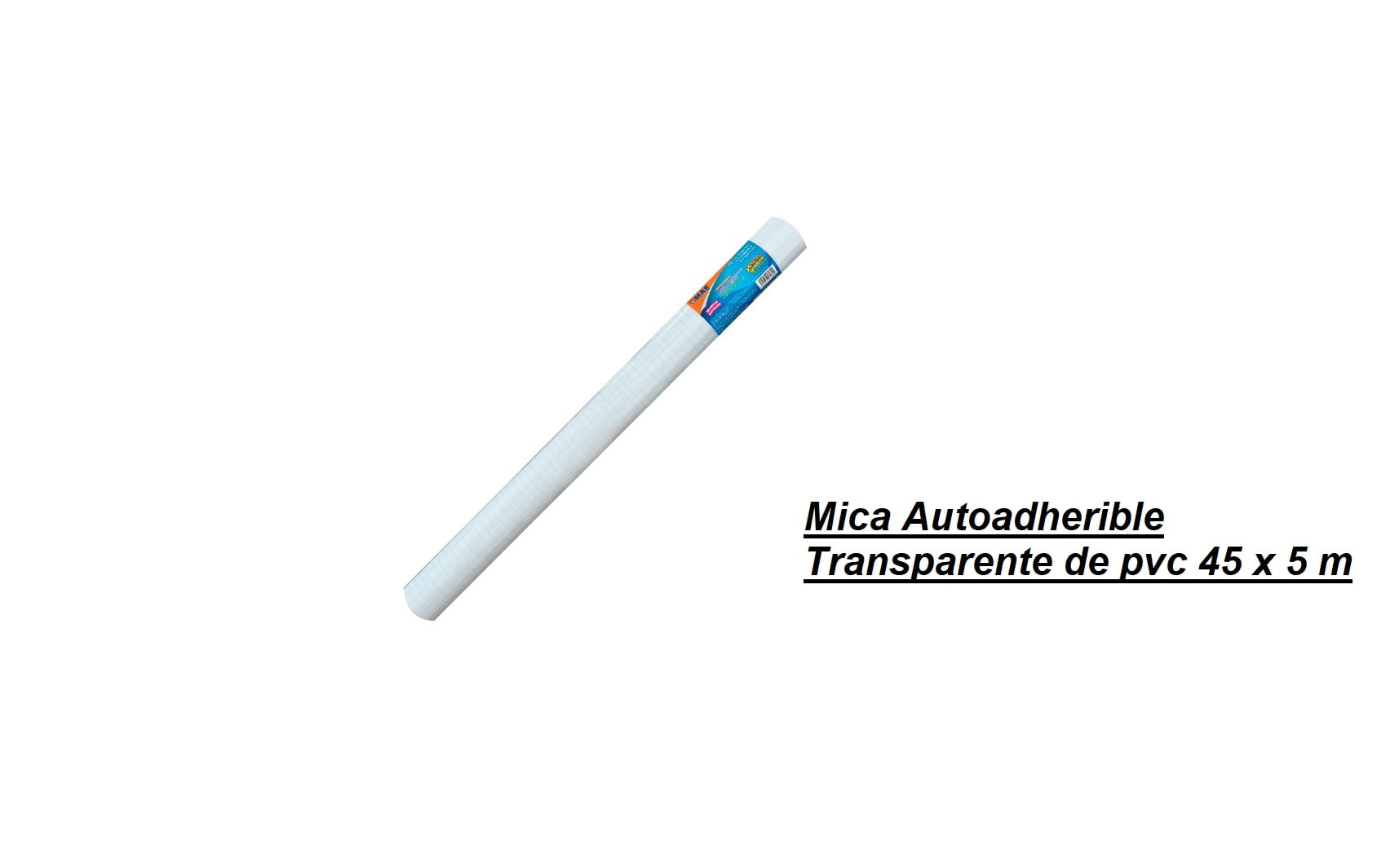 Mica Autoadherible Transparente de 45 cm x 5m PVC Transparente 25 % ...