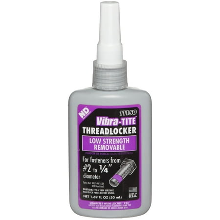 Vibra-TITE - 11150 111 Low Strength Removable Anaerobic Threadlocker ...