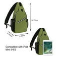 Mosiso Mini Sling Backpack,Small Outdoor Casual Crossbody Chest Bag ...