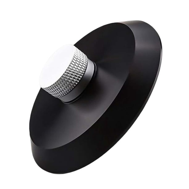 1 x Turntable Disc Record Stabilizer Dust Cover Black Balanced Record ...