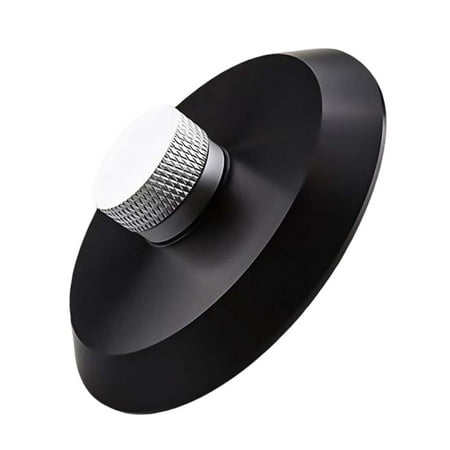 1 x Turntable Disc Record Stabilizer Dust Cover Black Balanced Record ...