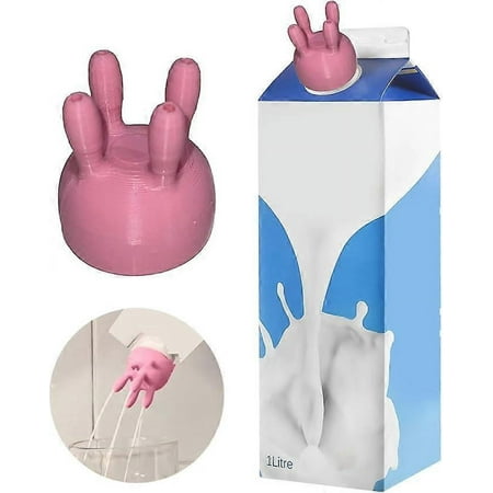Cow Udder Milk Carton CapFunny Pouring Milk Bottle Cap, Boxed Milk ...