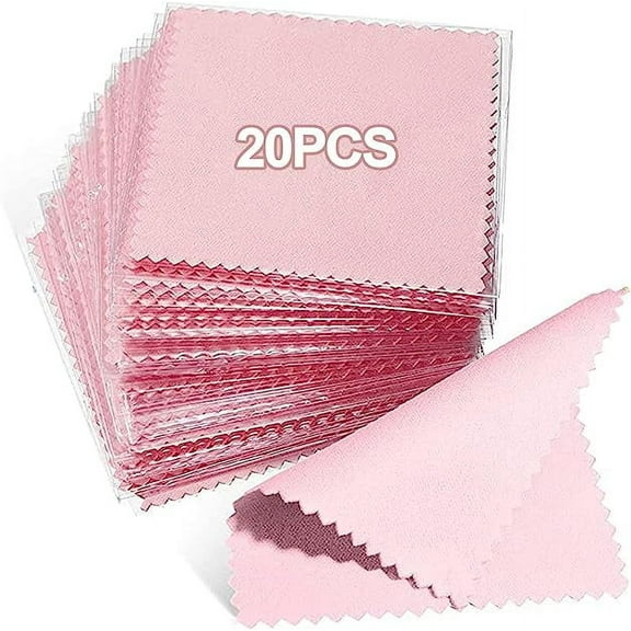 20 Packs Sunshine Polishing Cloth, Jewelry Cleaner Cloth Bulk Pack, For ...