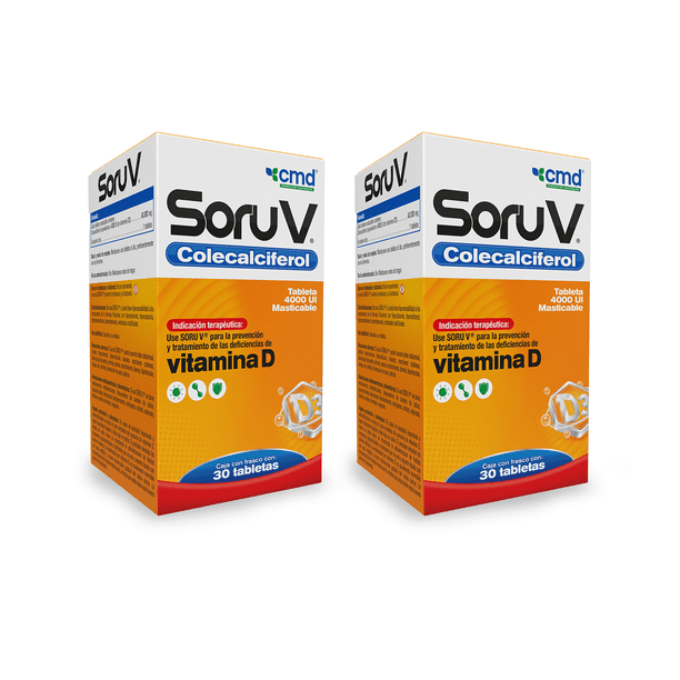 Soru V Colecalciferol Vitamina D3 | CMD | Duo pack con 2 cajas con ...