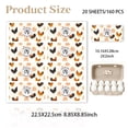 1 Set Adhesive Label Waterproof Stickers Set Chook 225x225mm for DIY ...