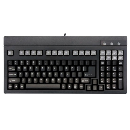 Solidtek POS/Rack Mount Keyboard, Black - Walmart.com