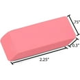 300 Bulk Pack of Walmart's Large Pink Block Erasers Supplies for Kids ...