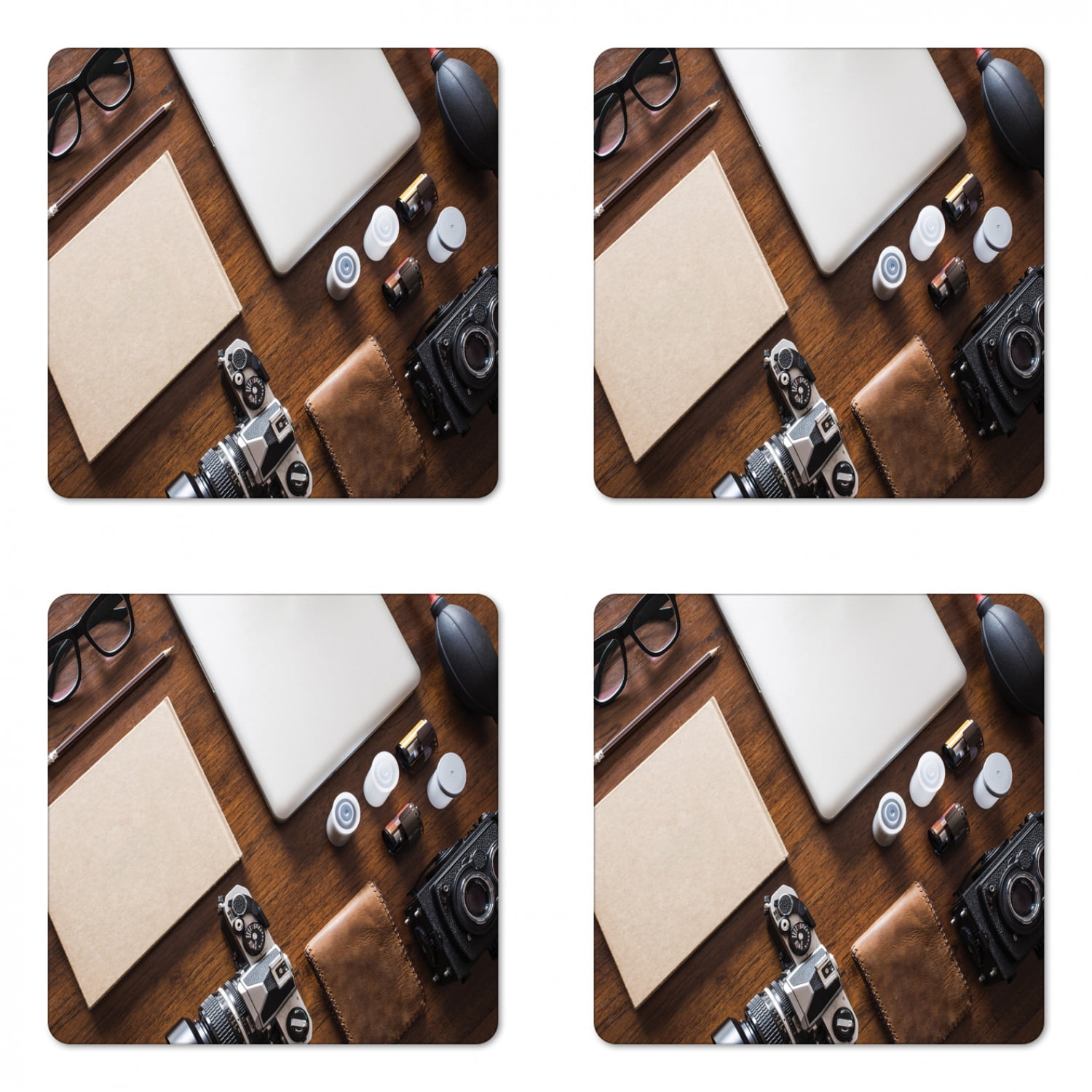 Indie Coaster Set of 4, Professional Set up for Photographers Designers ...