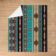 Aztec Flannel Fleece Blanket, Ethnic Tribal Arrow Throw Blanket, Retro ...