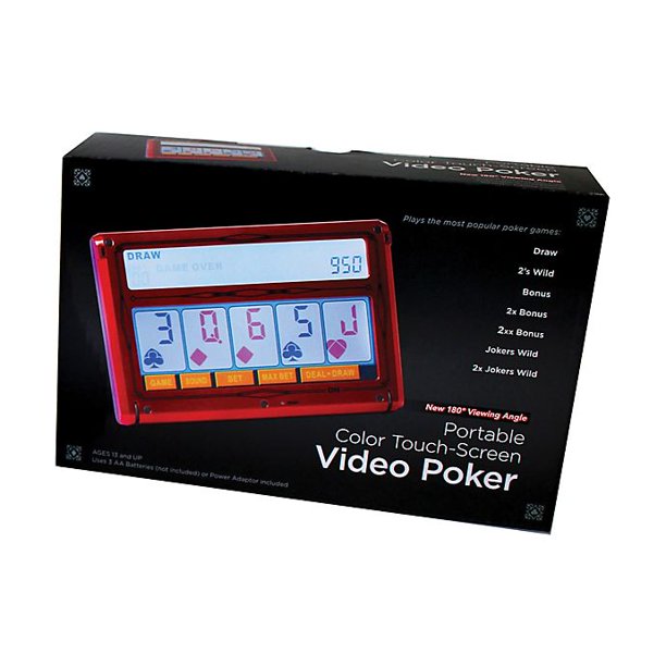 John N. Hansen Co. Portable Color Touch-Screen 7-in-1 Video Poker ...